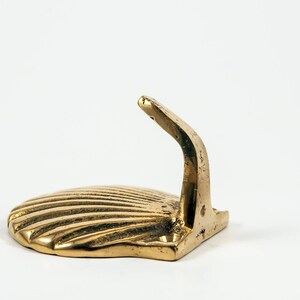 Brass Beach Seashell Clamshell Hook Large Size - Etsy