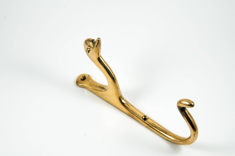 Brass Goose Hook Duck Hook Brass Hanger - Etsy
