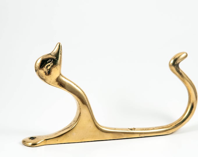 Brass Goose Hook, Duck Hook, Brass Hanger - Etsy
