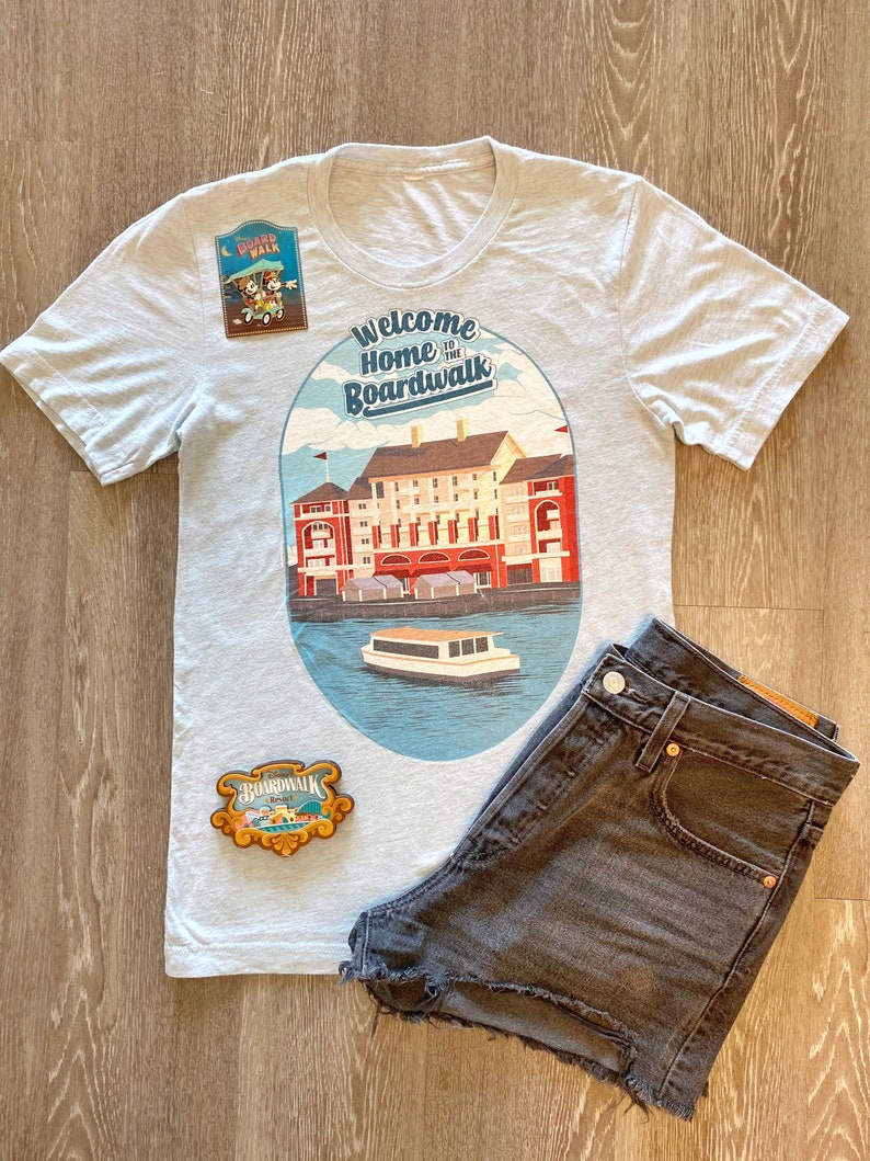 Disney Resort Hotel T-shirt / Boardwalk Resort Shirt / Disney Matching ...