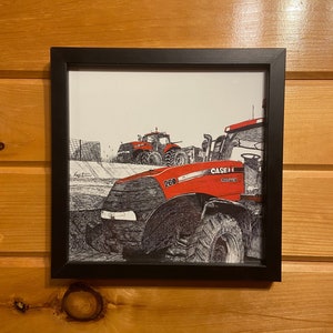 Case IH Tractor Drawing: 260 Magnum - Etsy