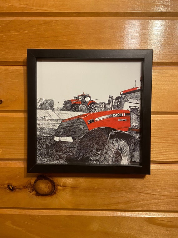 Case IH Tractor Drawing: 260 Magnum | Etsy