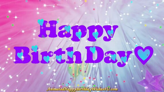 Animated Happy Birthday Cake Image