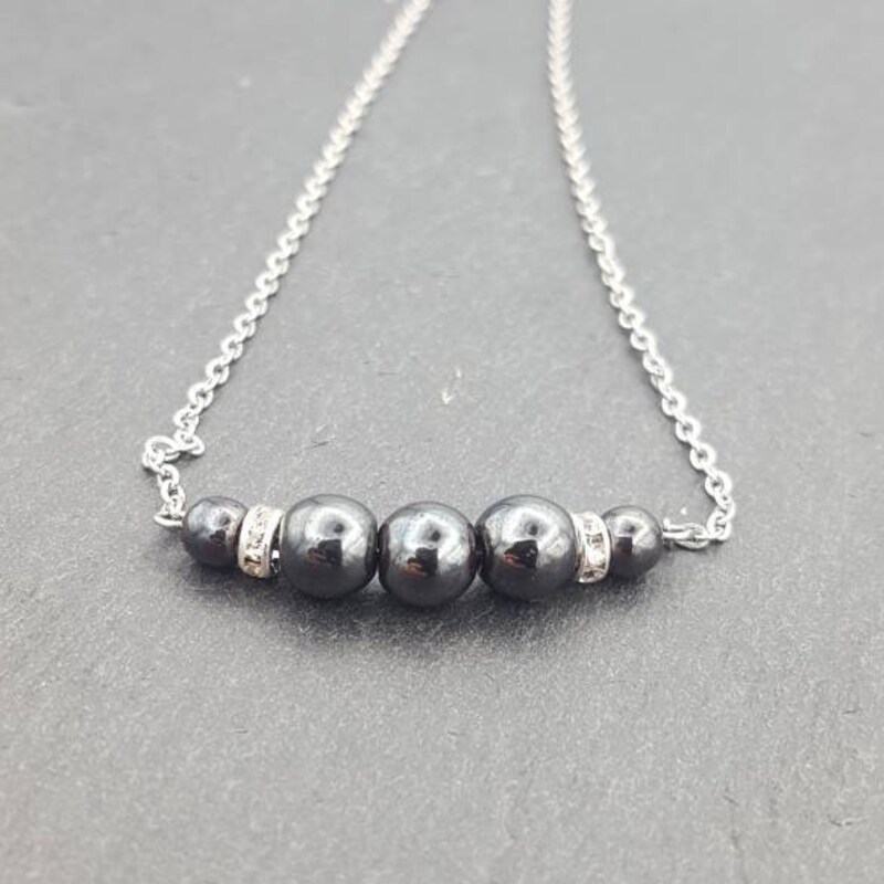 Hematite Necklaces - Etsy
