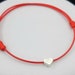 Red Cord Bracelet Adjustable Red String Bracelet Red Rope - Etsy