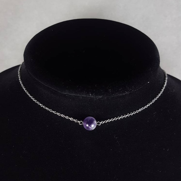 Amethyst Choker - Etsy