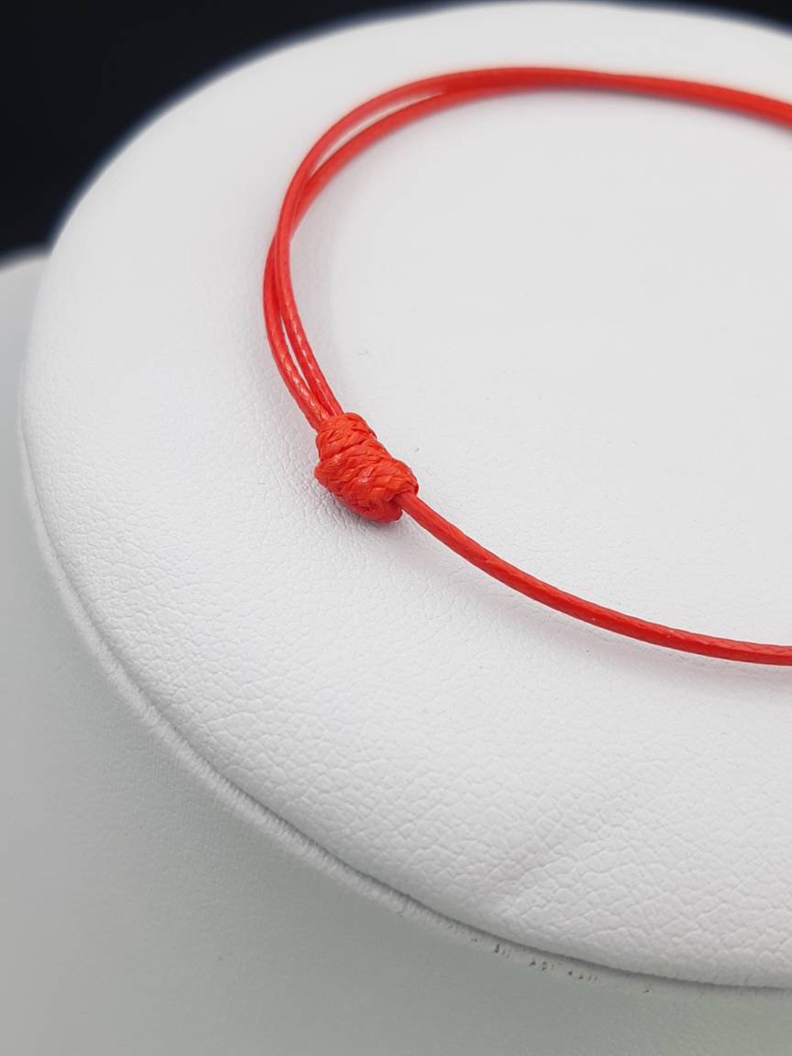 Red Cord Bracelet Adjustable Red String Bracelet Red Rope - Etsy
