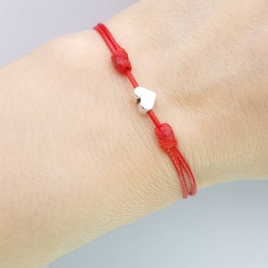 Red Cord Bracelet Adjustable Red String Bracelet Red Rope Charm ...