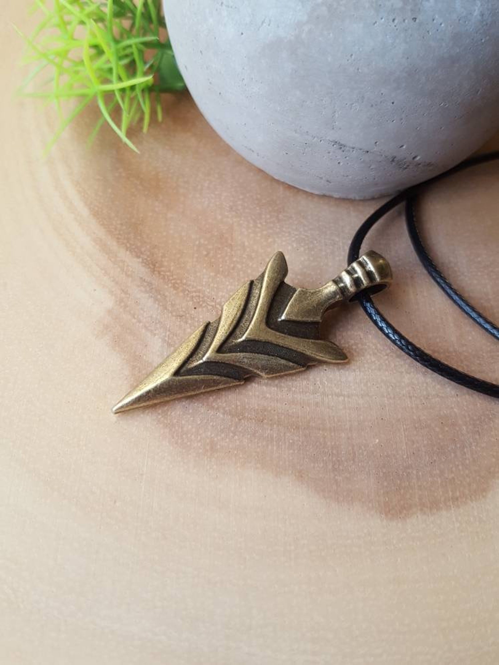 Mens Arrowhead Necklace for Men Arrow Pendant Boho Necklace | Etsy