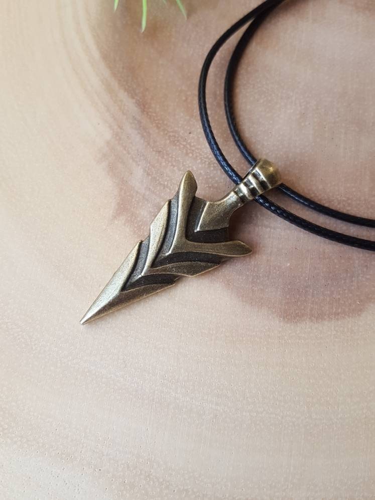 Mens Arrowhead Necklace for Men Arrow Pendant Boho Necklace | Etsy