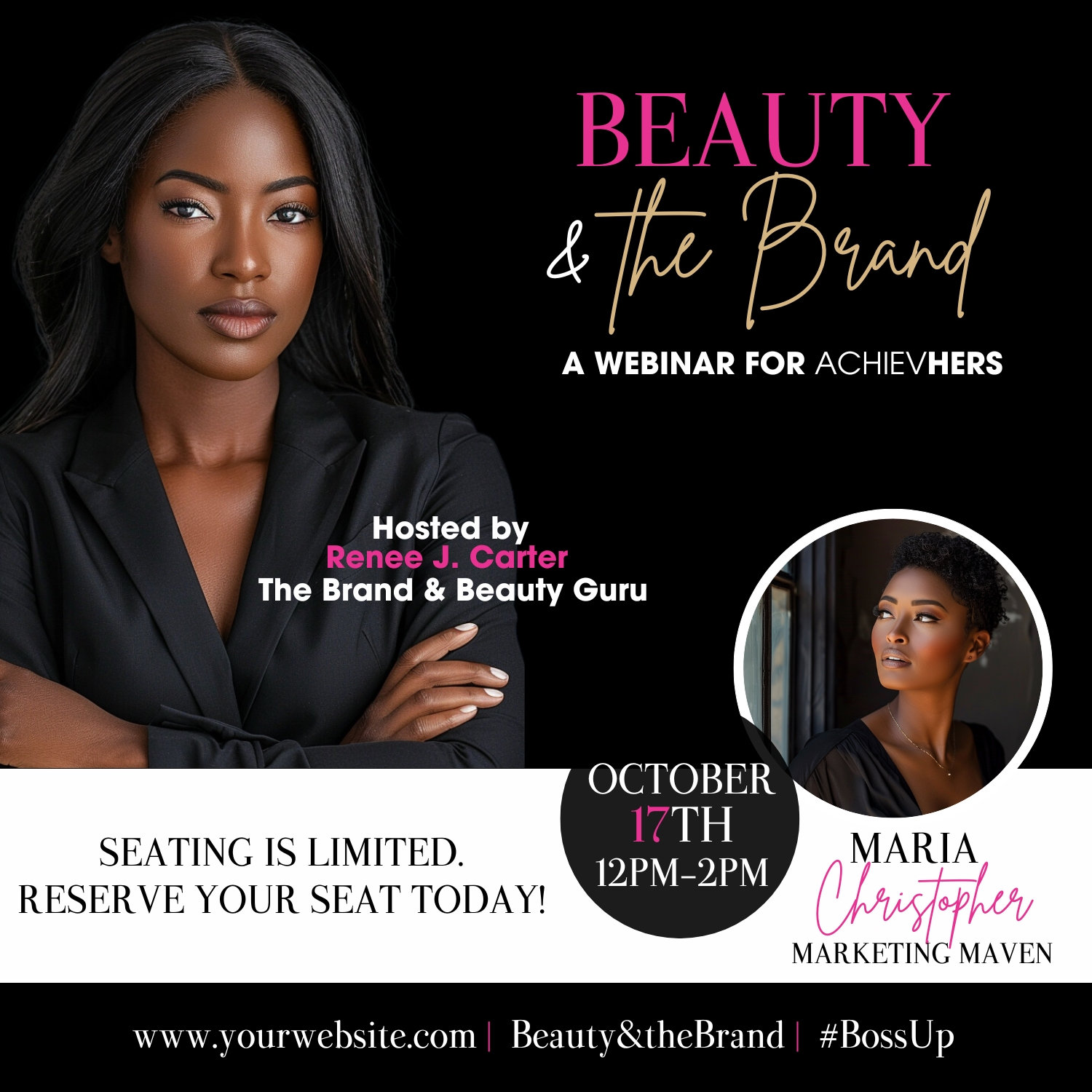 Editable Flyer Template, Women's Webinar, Women's Ministry Flyer, Women ...