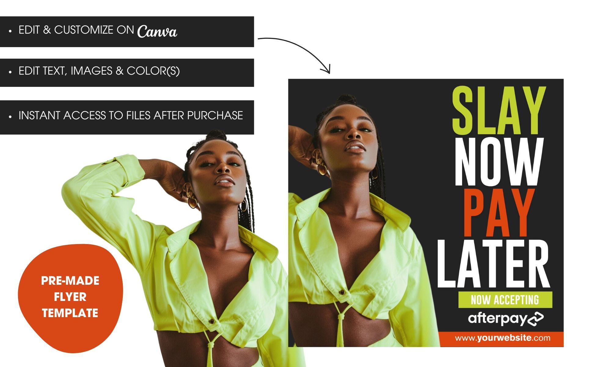 Buy Now Pay Later Flyer, Shop Now Pay Later Later Flyer, Editable Flyer ...