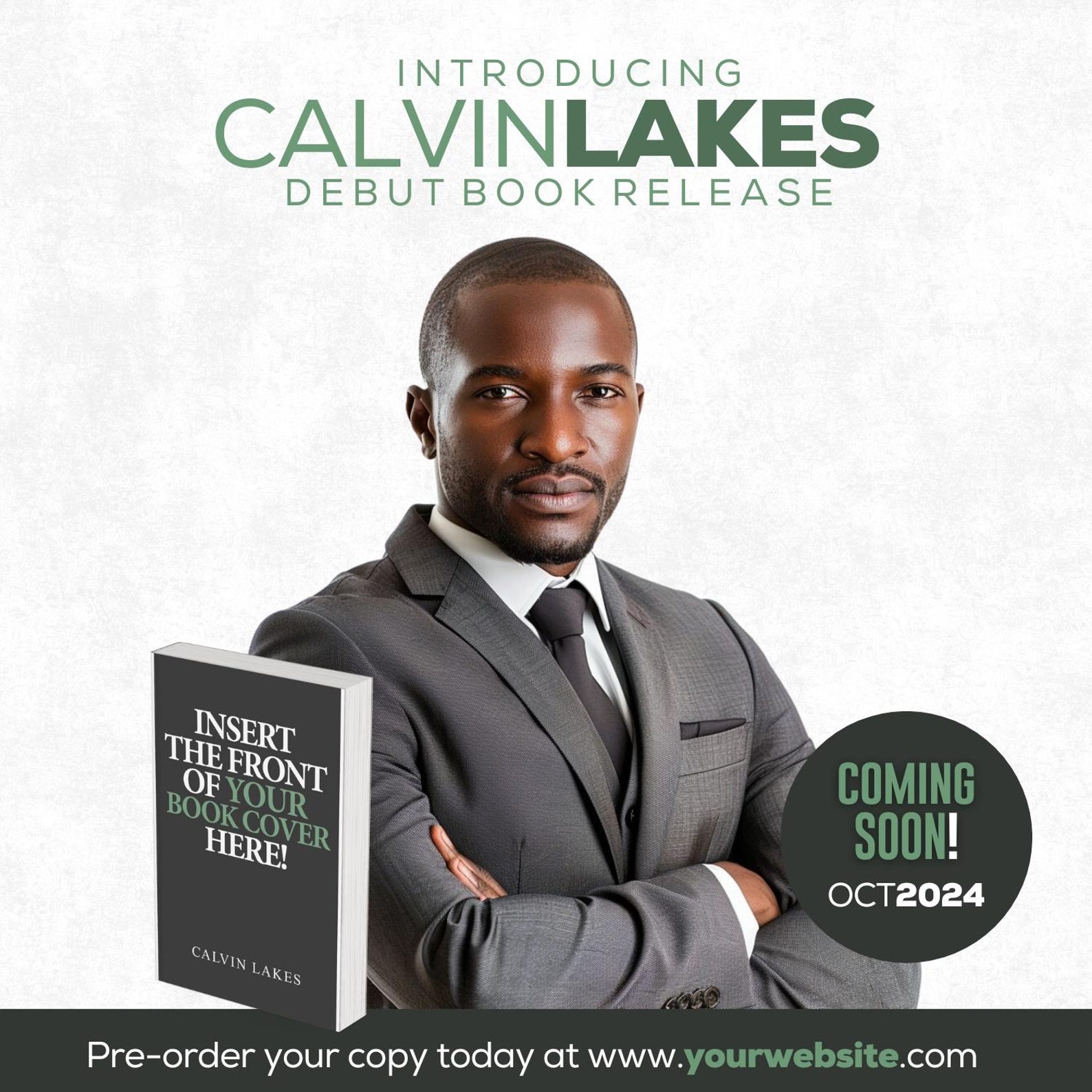 Author Promo Flyer, Book Release Flyer, Book Launch Flyer, Editable ...