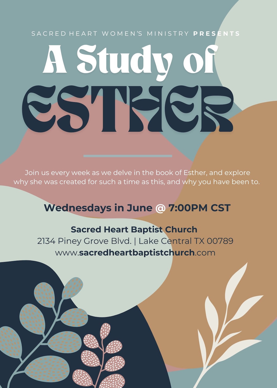 Editable Flyer Template, Women's Ministry Flyer, Women's Ministry ...