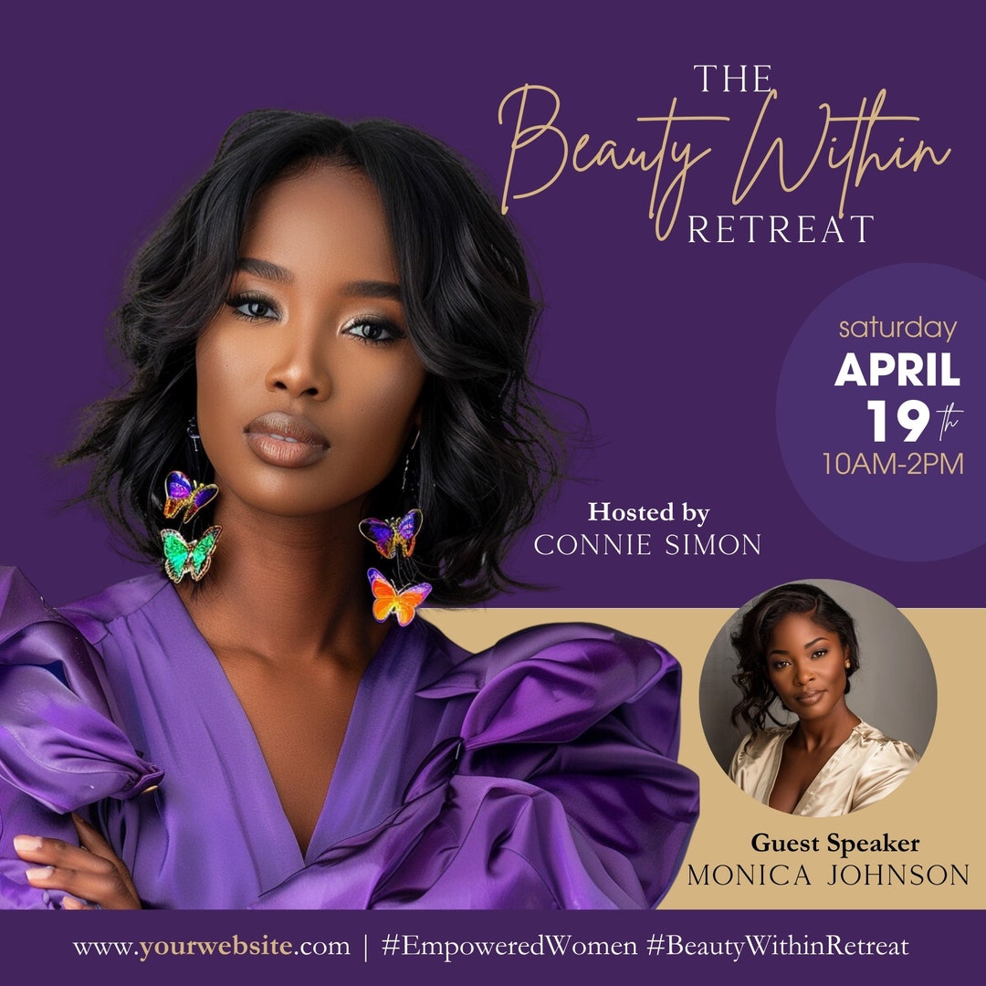 Editable Flyer Template, Women's Retreat, Women's Ministry Flyer ...