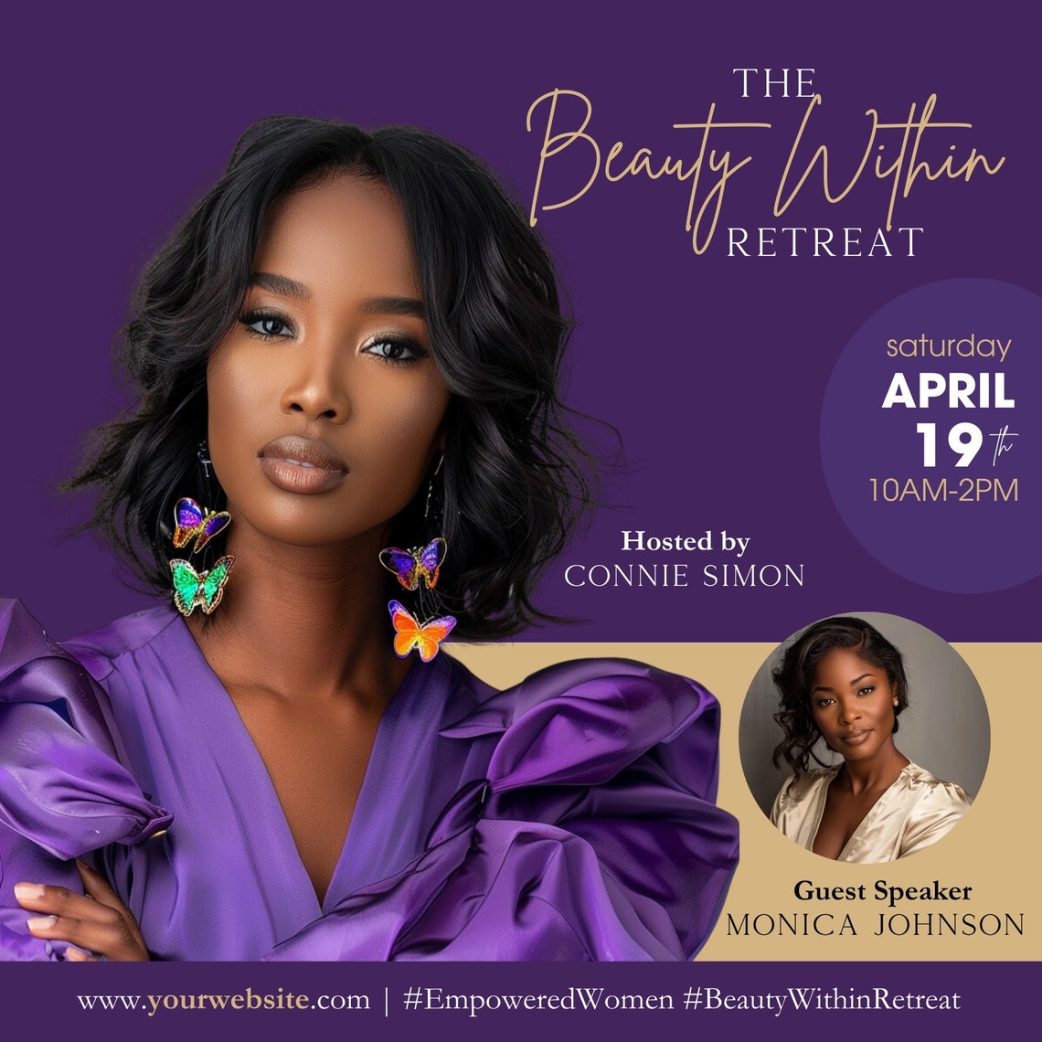 Editable Flyer Template, Women's Retreat, Women's Ministry Flyer ...