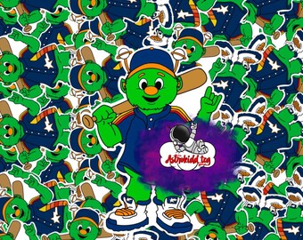 Astros Mascot Orbit Bubble-free Sticker - Etsy