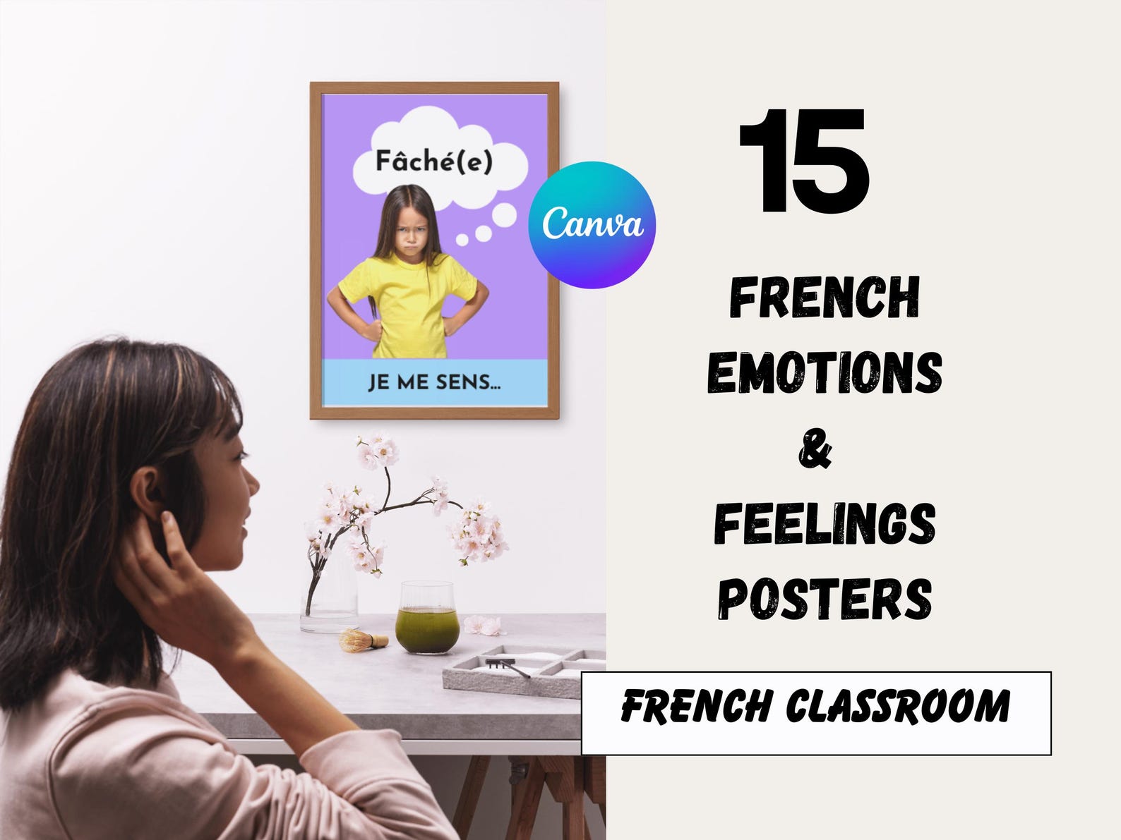 15 French Emotions and Feelings Posters, French Classroom, French ...