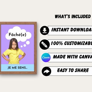 15 French Emotions and Feelings Posters, French Classroom, French ...