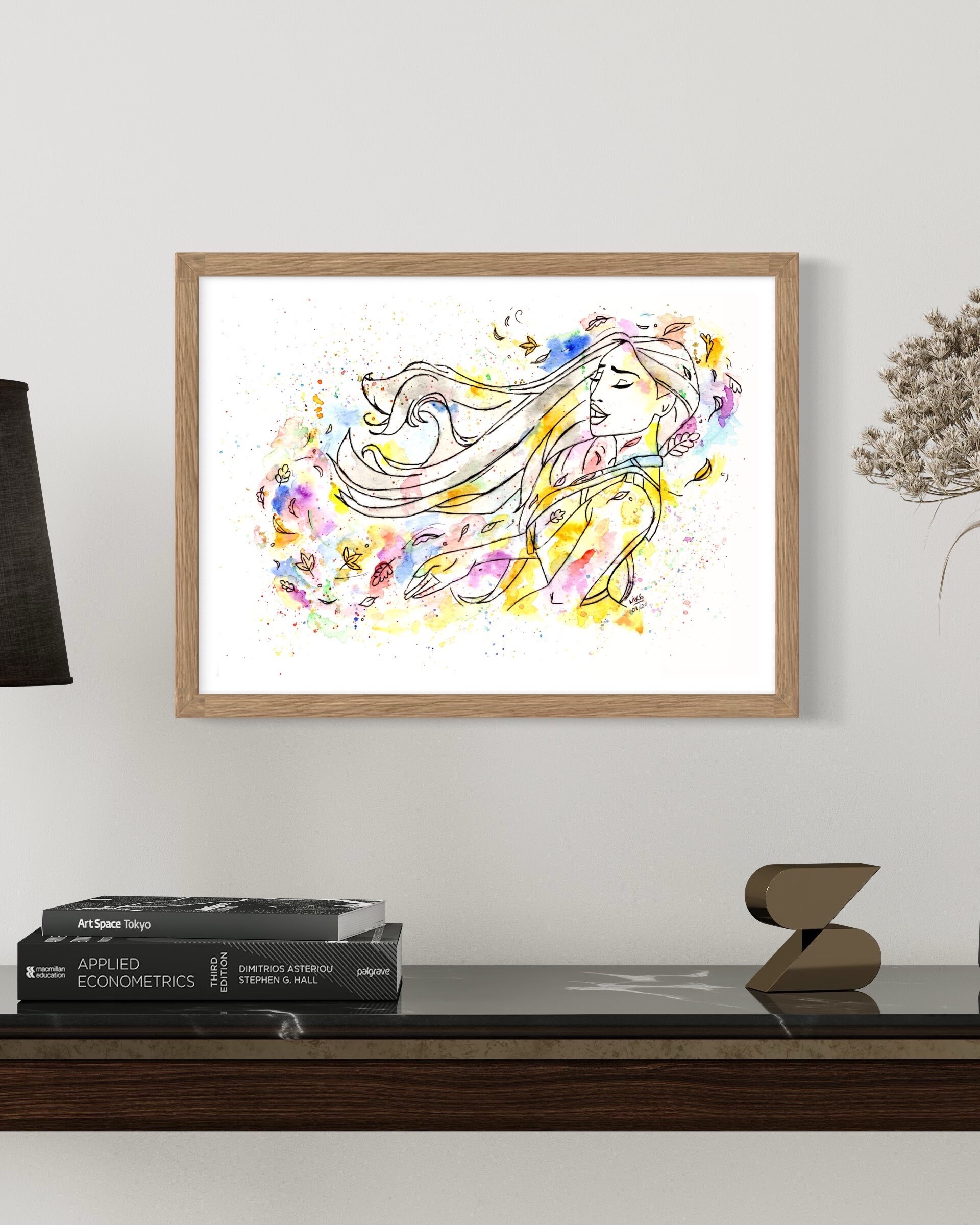 Colours of the Wind, A4 Print, Wall Art, Watercolour Painting, Signed ...