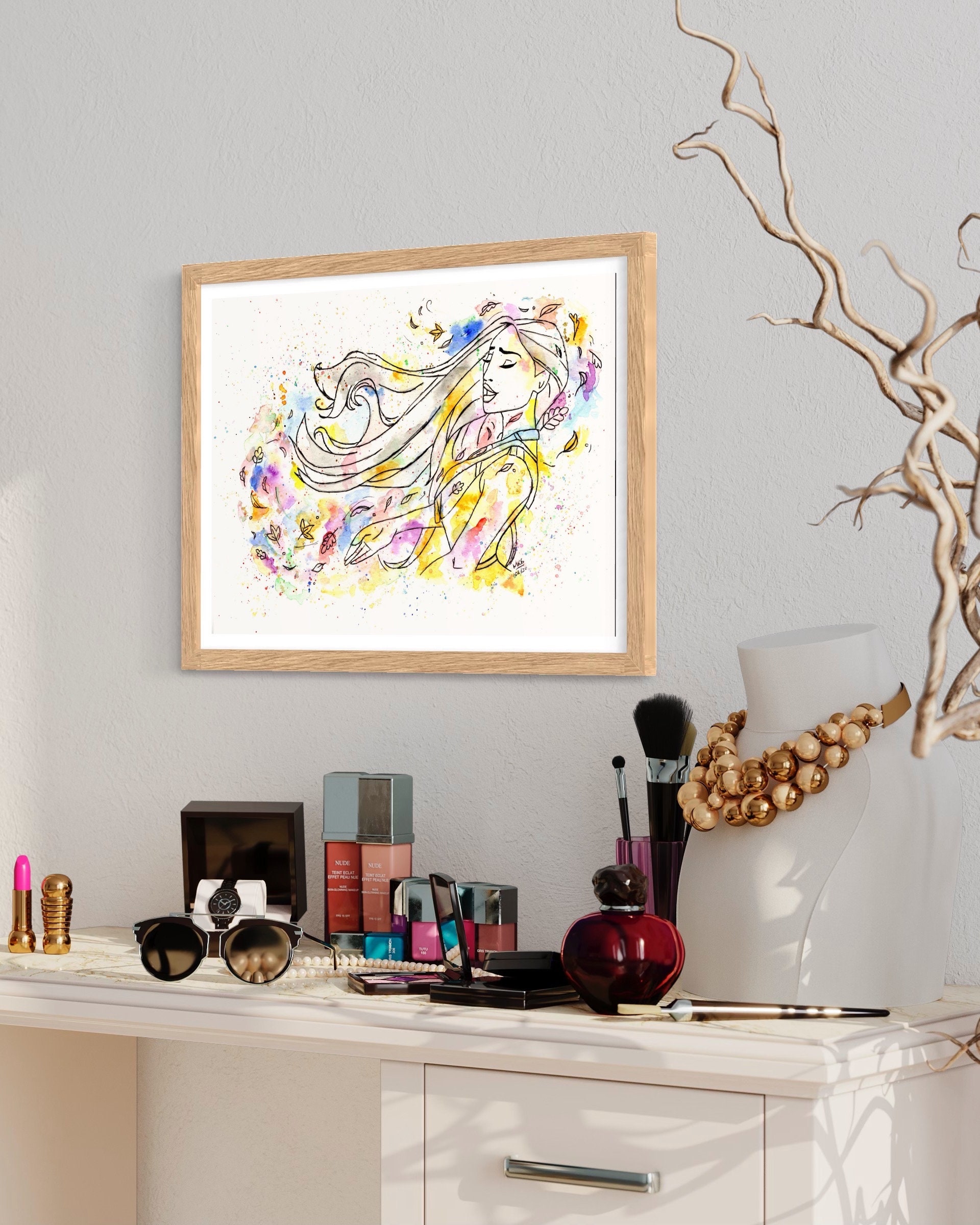 Colours of the Wind, A4 Print, Wall Art, Watercolour Painting, Signed ...