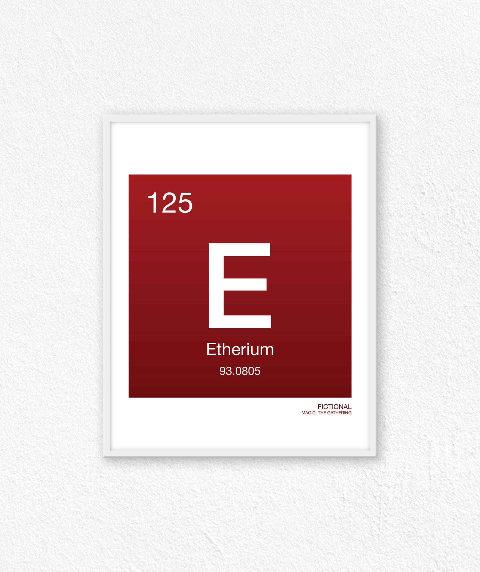 125 Etherium Periodic Table Element Periodic Table of | Etsy