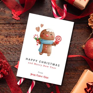 Set of 11 Printable Christmas & New Year Cards Including 10 Heartfelt ...