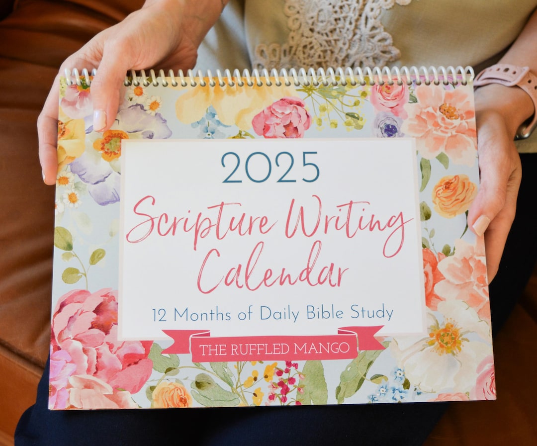 2025 Scripture Writing Wall Calendar - Etsy