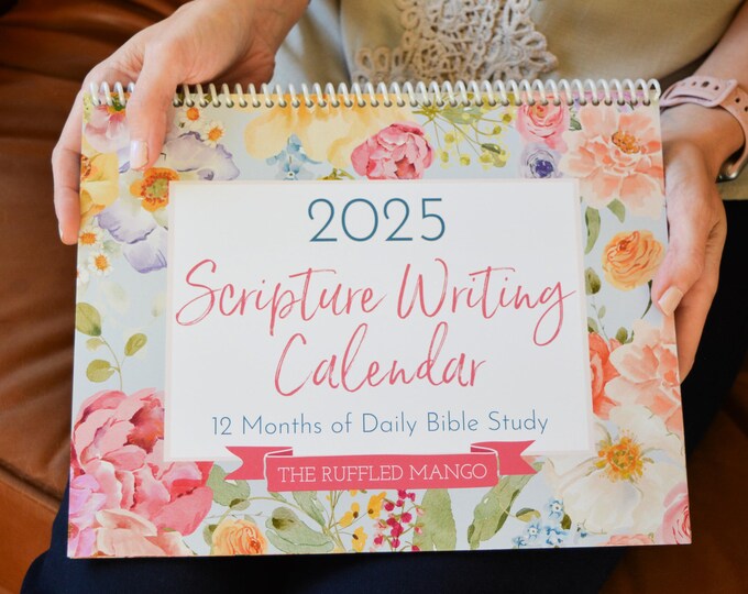 2025 Scripture Writing Wall Calendar - Etsy
