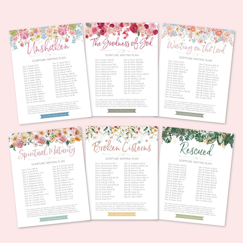 Scripture Writing Devotional - Etsy UK