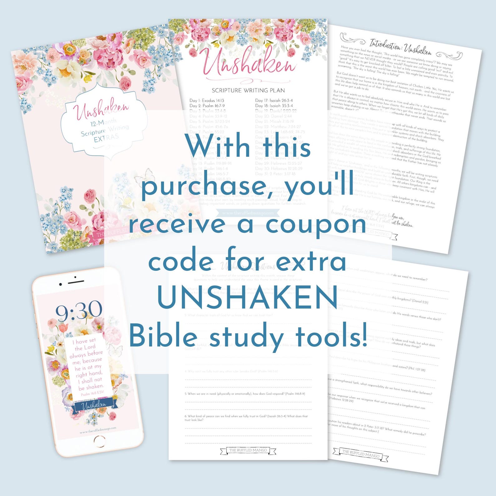 2025 Unshaken Scripture Writing Plans (digital Download) GROUP - Etsy