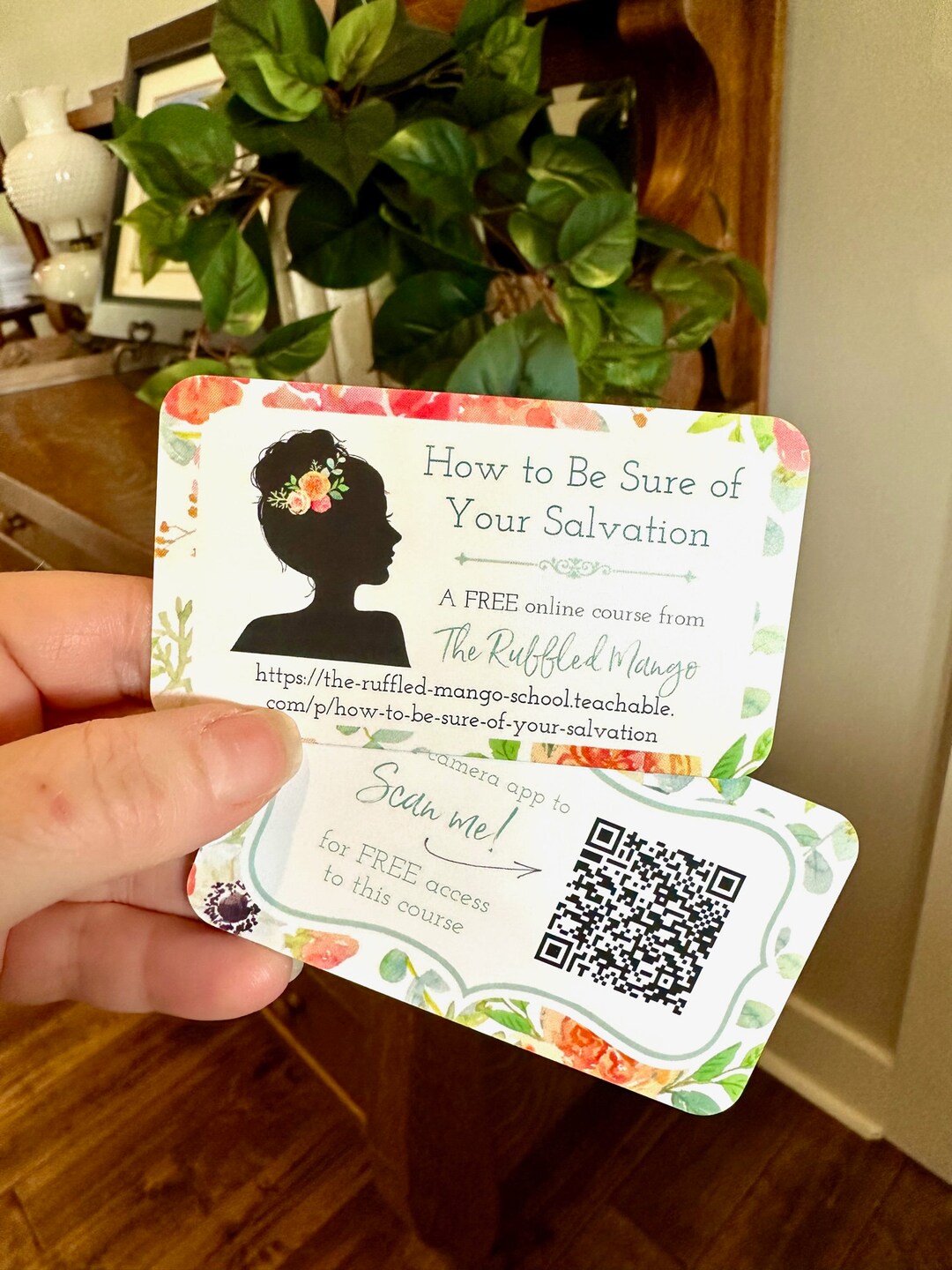 PRINTED Sure of Salvation Cards {set of 25} - Etsy