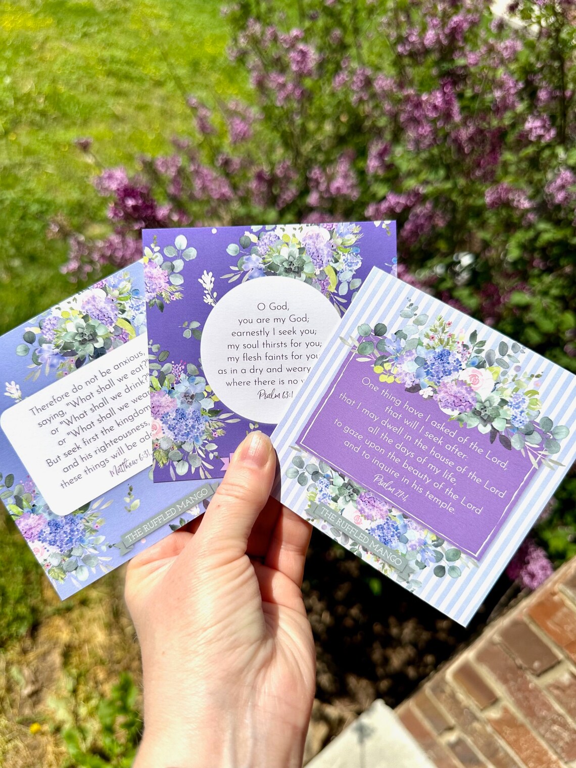 First Mary, Then Martha Scripture Cards (set of 12) - Etsy
