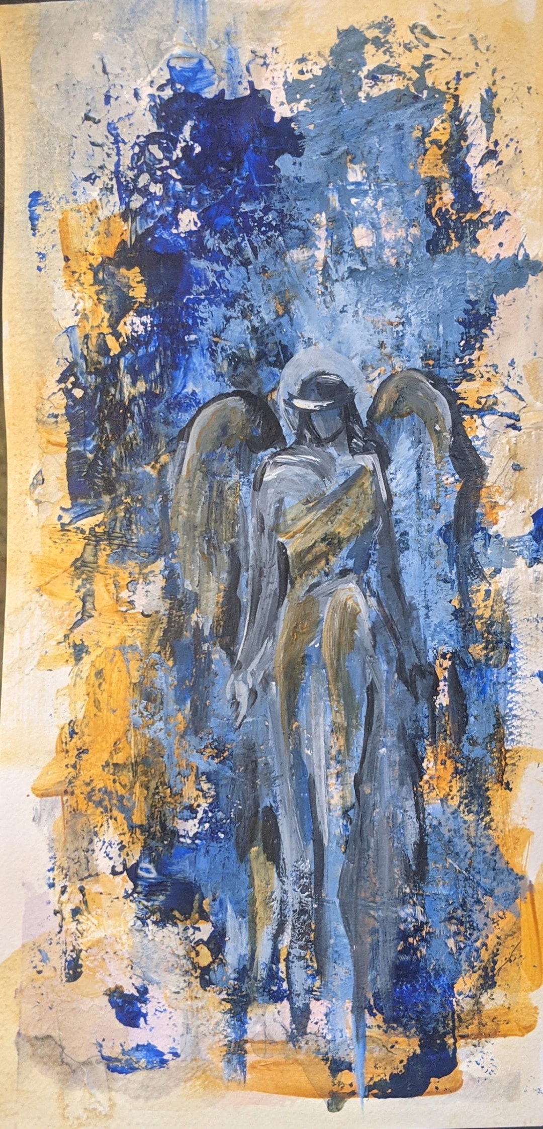 Angels, Hand Painted Art Work, Original - Etsy