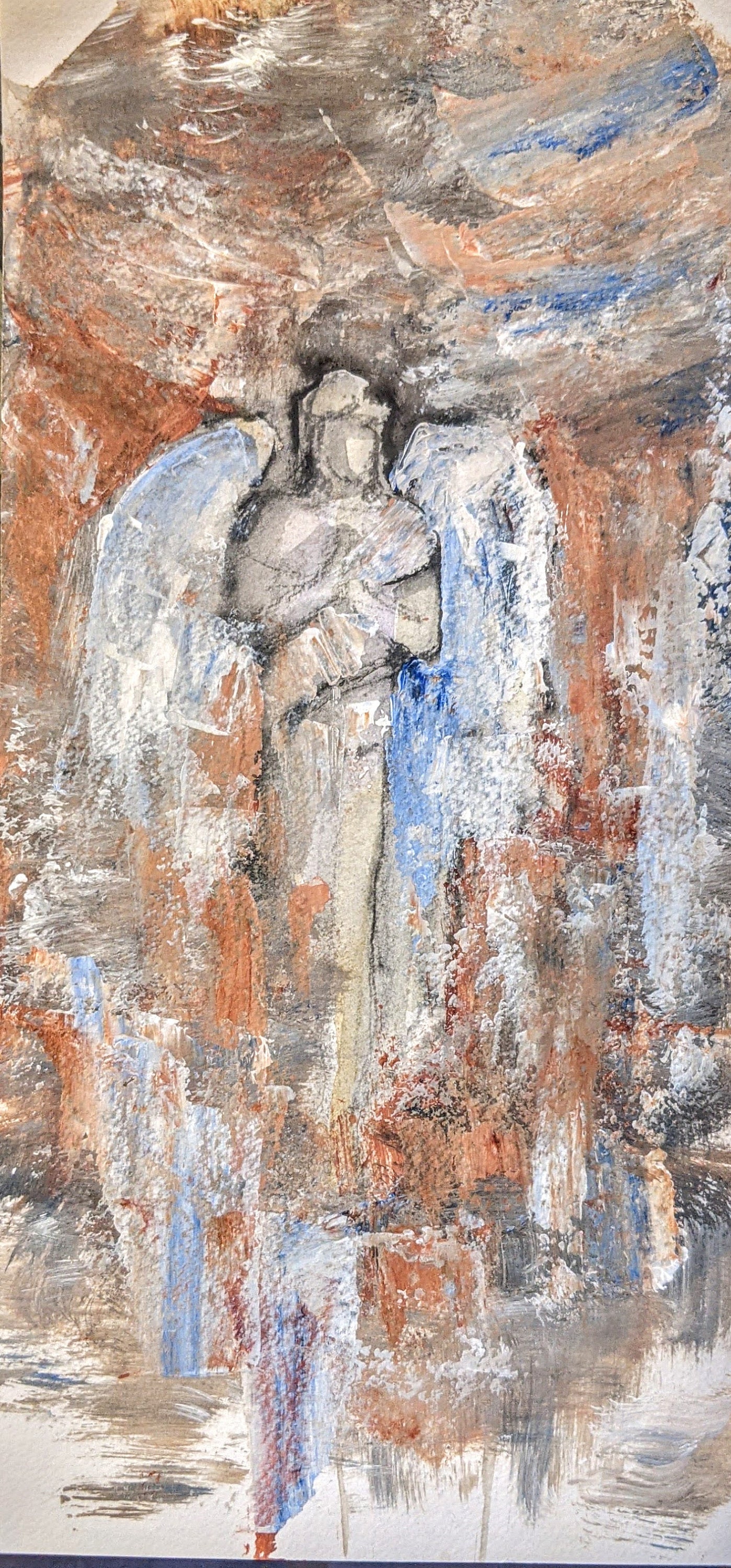 Angels, Hand Painted Art Work, Original - Etsy