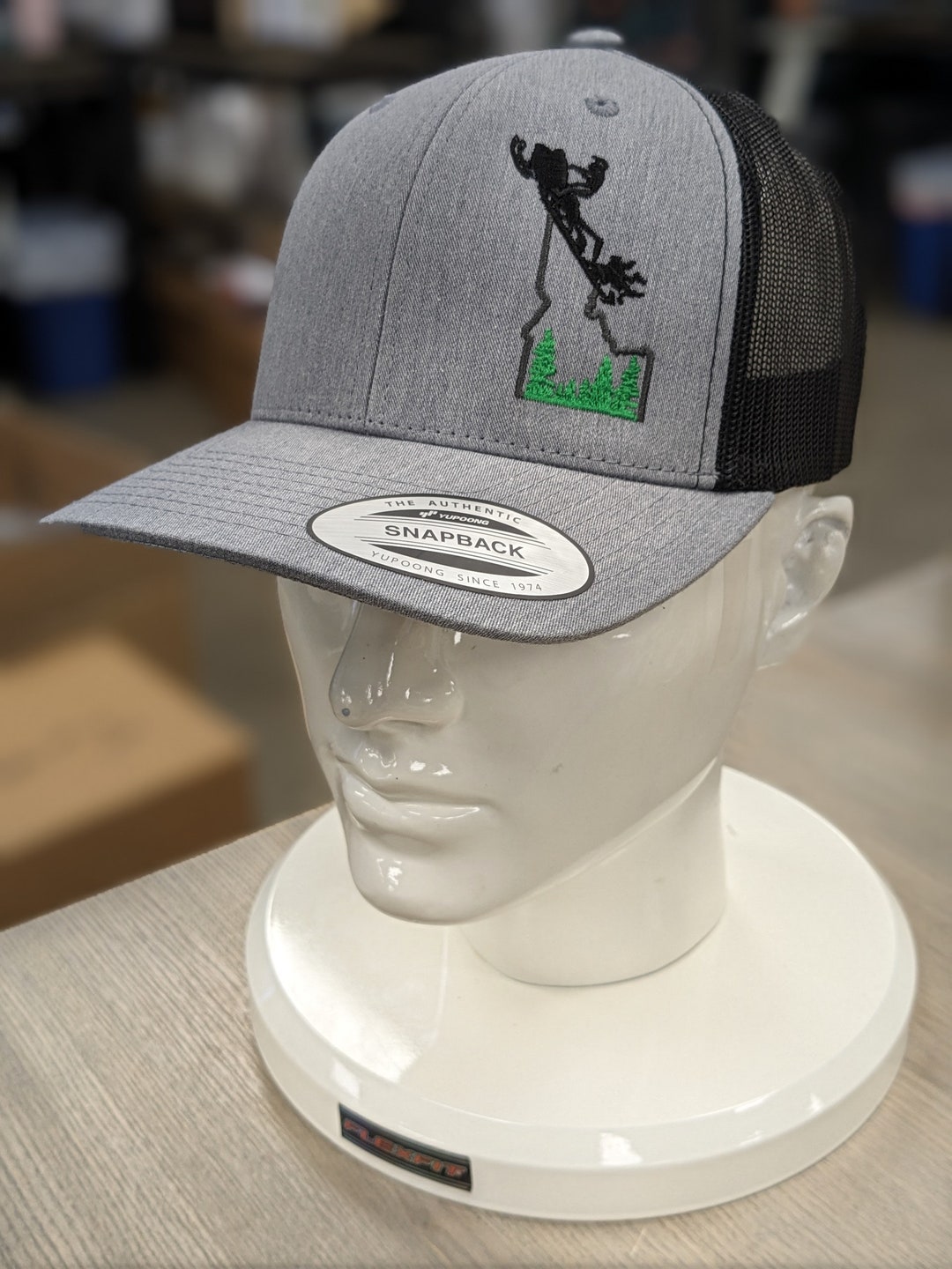 Idaho Snowmobiling Hat - Idaho Snowmobile Sled ID 208 Boondocking Hill ...