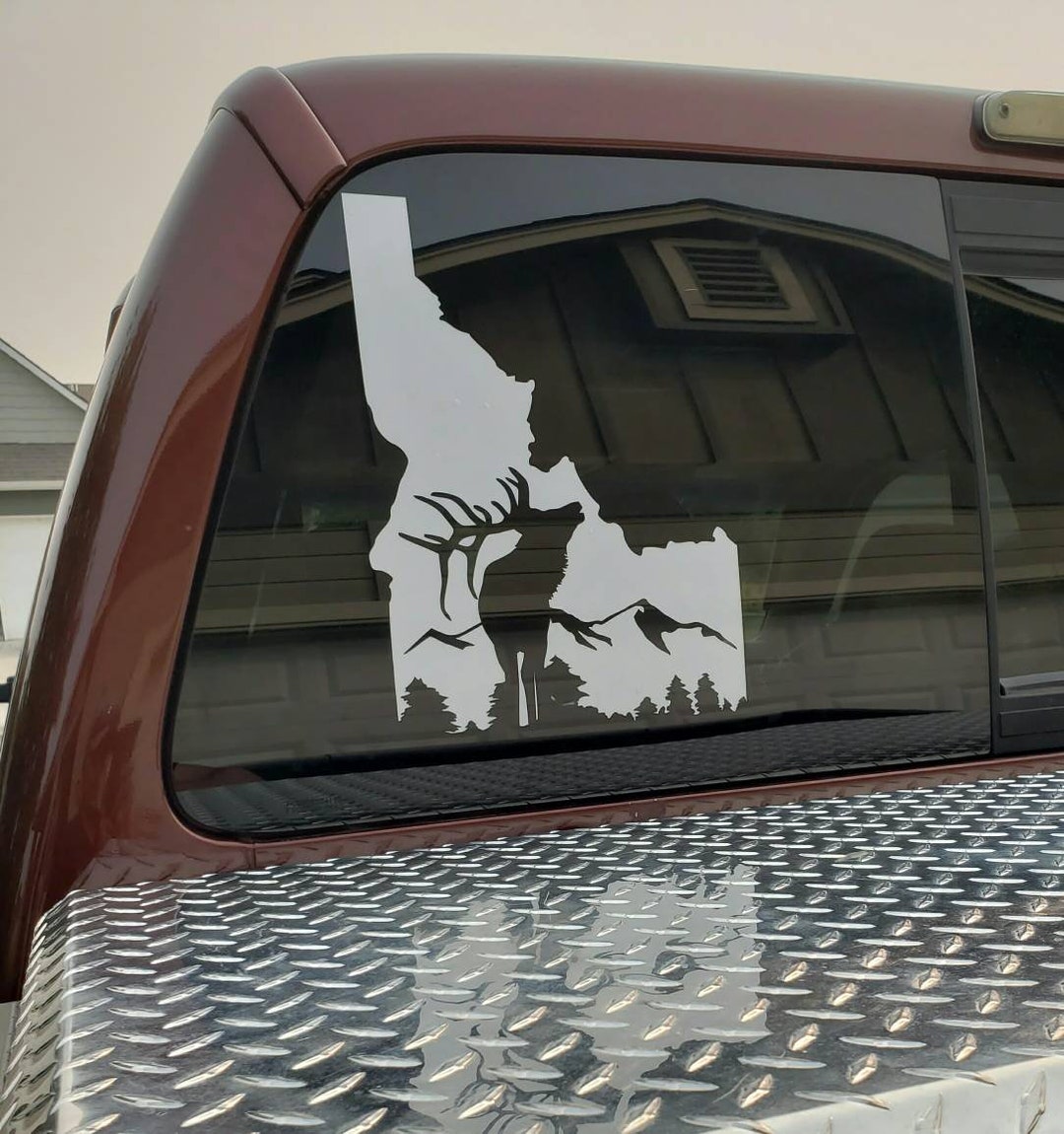 Idaho Elk Decal - Idaho Outdoors - ID Hunting 208 - Wildlife - Idaho ...
