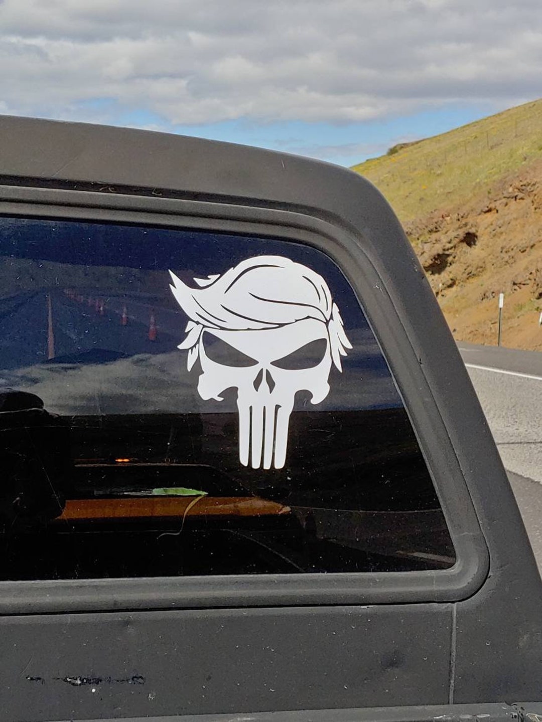 Trump Decal, Trumpisher, Punisher, Trump, Make America Great Again MAGA ...