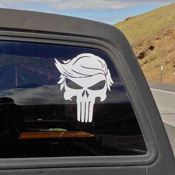 Trump Punisher Window Decal - Etsy