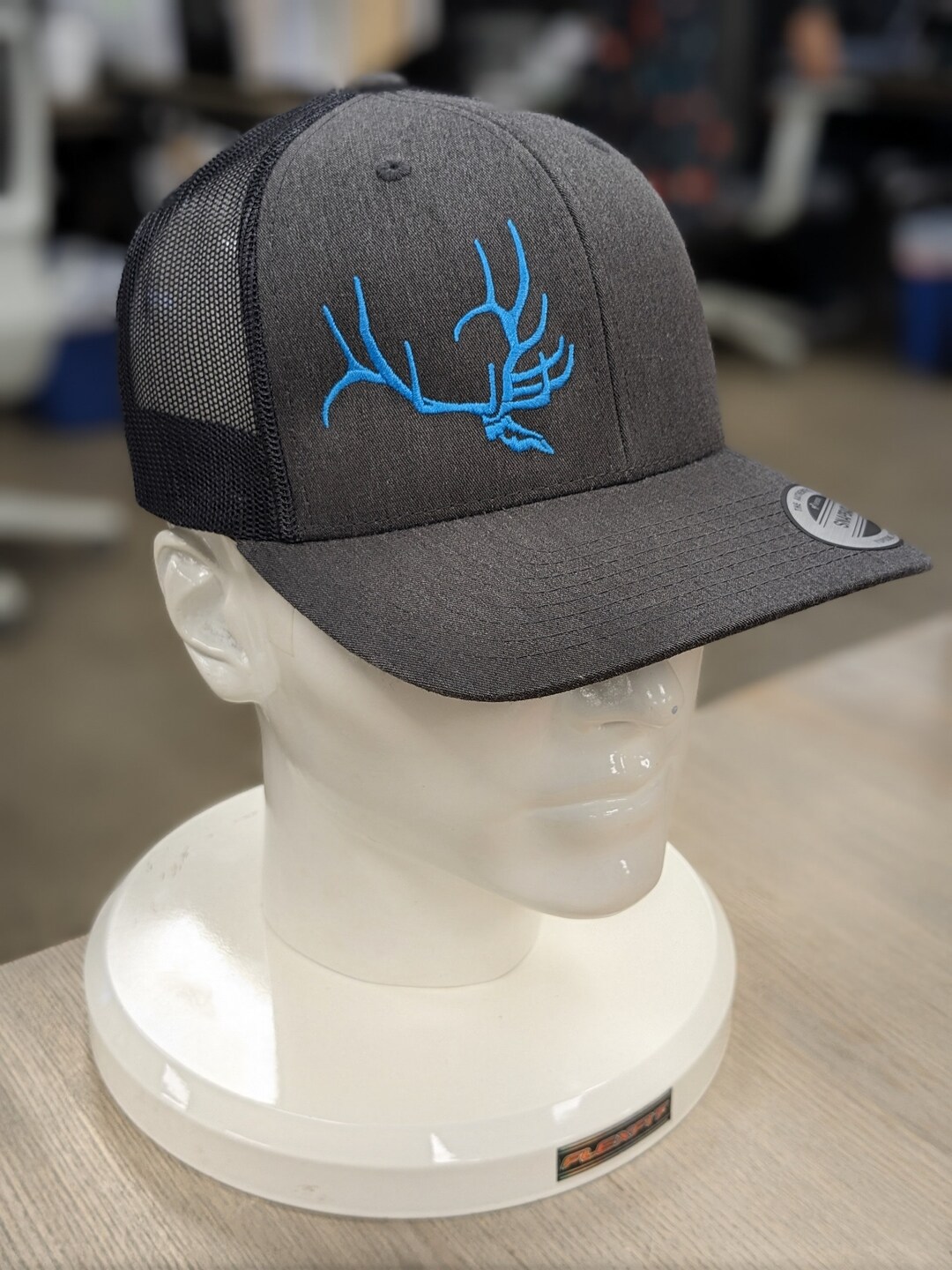 Elk Antler Deadhead Embroidered Snapback Hats - Elk Bugle Hats - Elk ...