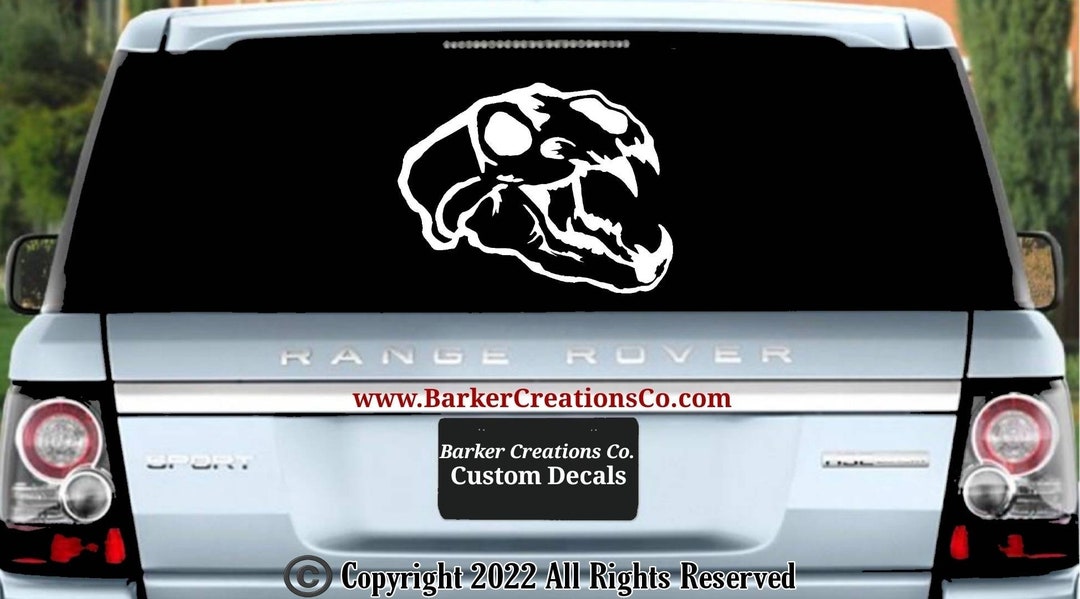 Bear Euro Skull Decal | European Mount | Bear | Bear Skull | Exterior ...