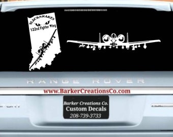 A-10 A10 A10 Decal USAF Thunderbolt II BRRRT Warthog Plane Die | Etsy