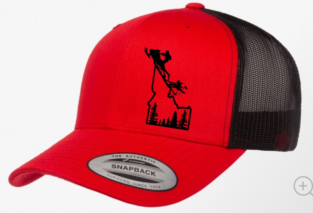 Idaho Snowmobiling Hat - Idaho Snowmobile Sled ID 208 Boondocking Hill ...