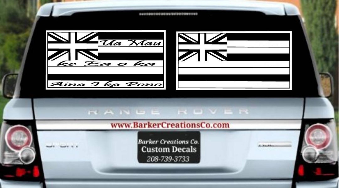 Hawaii Flag or Flag W/ Motto - HI Flag - Hawaii Motto - Ua Mau Ke Ea O ...