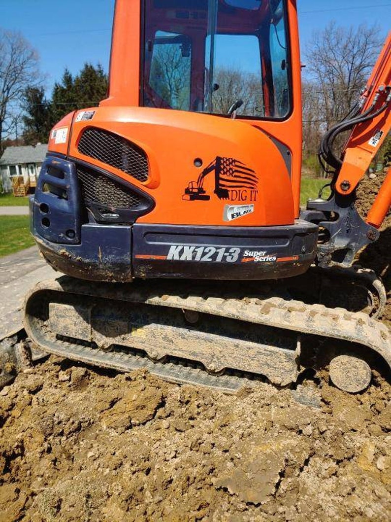 Dig It Excavator Decal Excavation Heavy Equipment Operator - Etsy