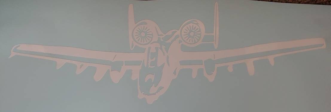 A-10 A10 Decal Thunderbolt II BRRRT Warthog USAF Plane Die Cut | Etsy