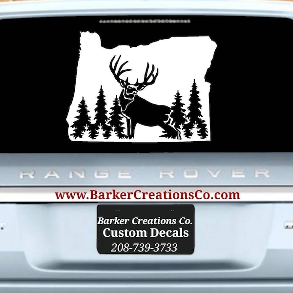 Oregon Decal - Etsy