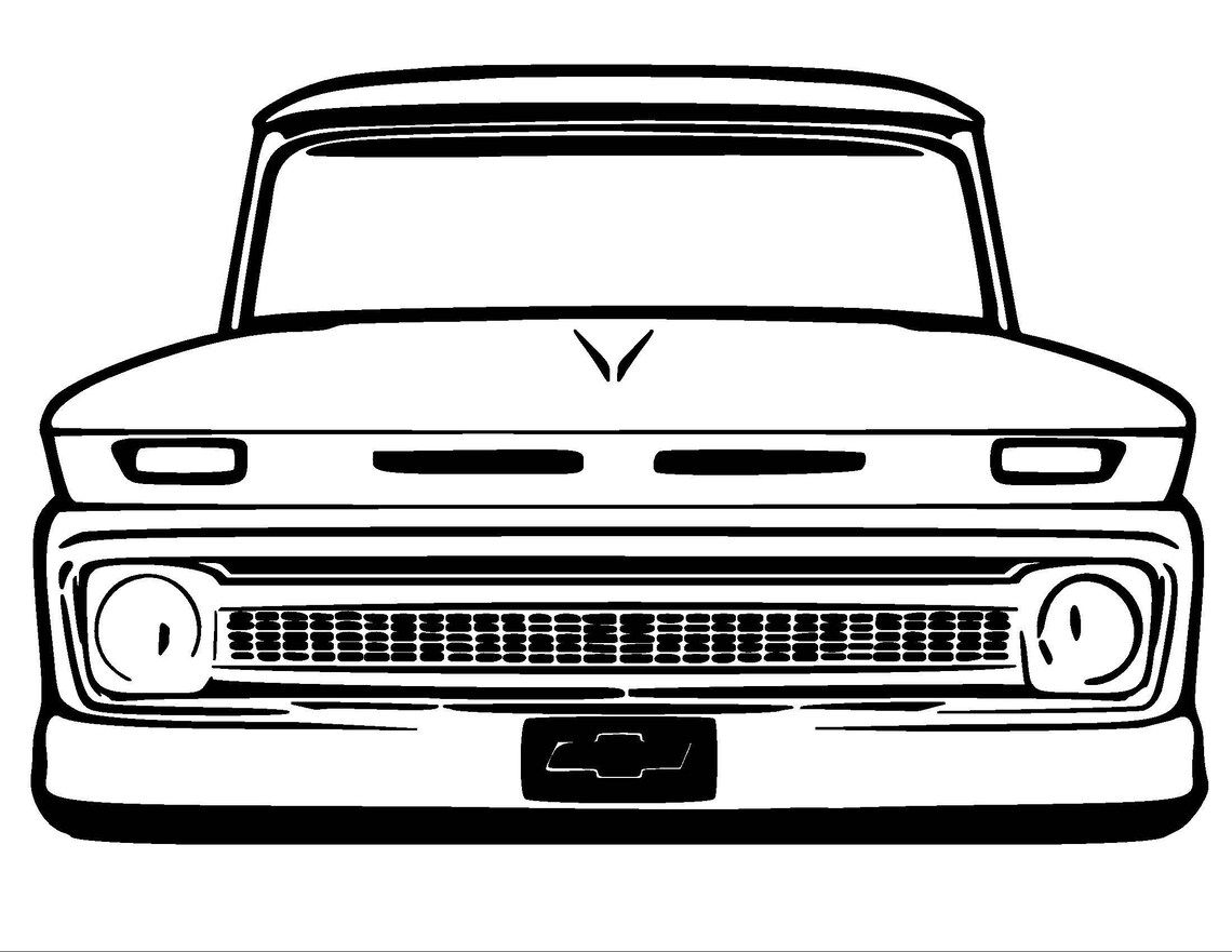 1960-1966 Chevy Chevrolet C10 - C10 Lowlife - Chevy / GMC Grill Art ...