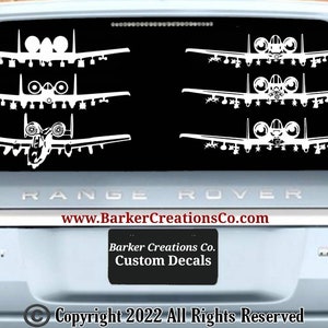 A-10 A10 A 10 Decal Thunderbolt II BRRRT Warthog USAF Plane Die Cut ...