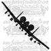 A-10 A10 A10 Decal USAF Thunderbolt II BRRRT Warthog Plane Die Cut ...